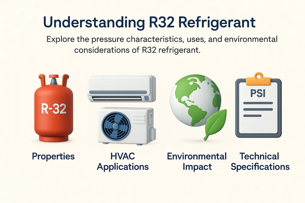 What is R32 Refrigerant: R 32 Gas Pressure Name and Details
